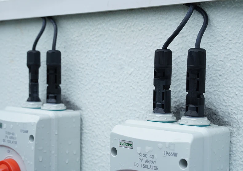 Suntree Pv Solar Plug Smc4 Connector Waterproof 4mm 6mm 10mm 2-1 3-1 4 ...