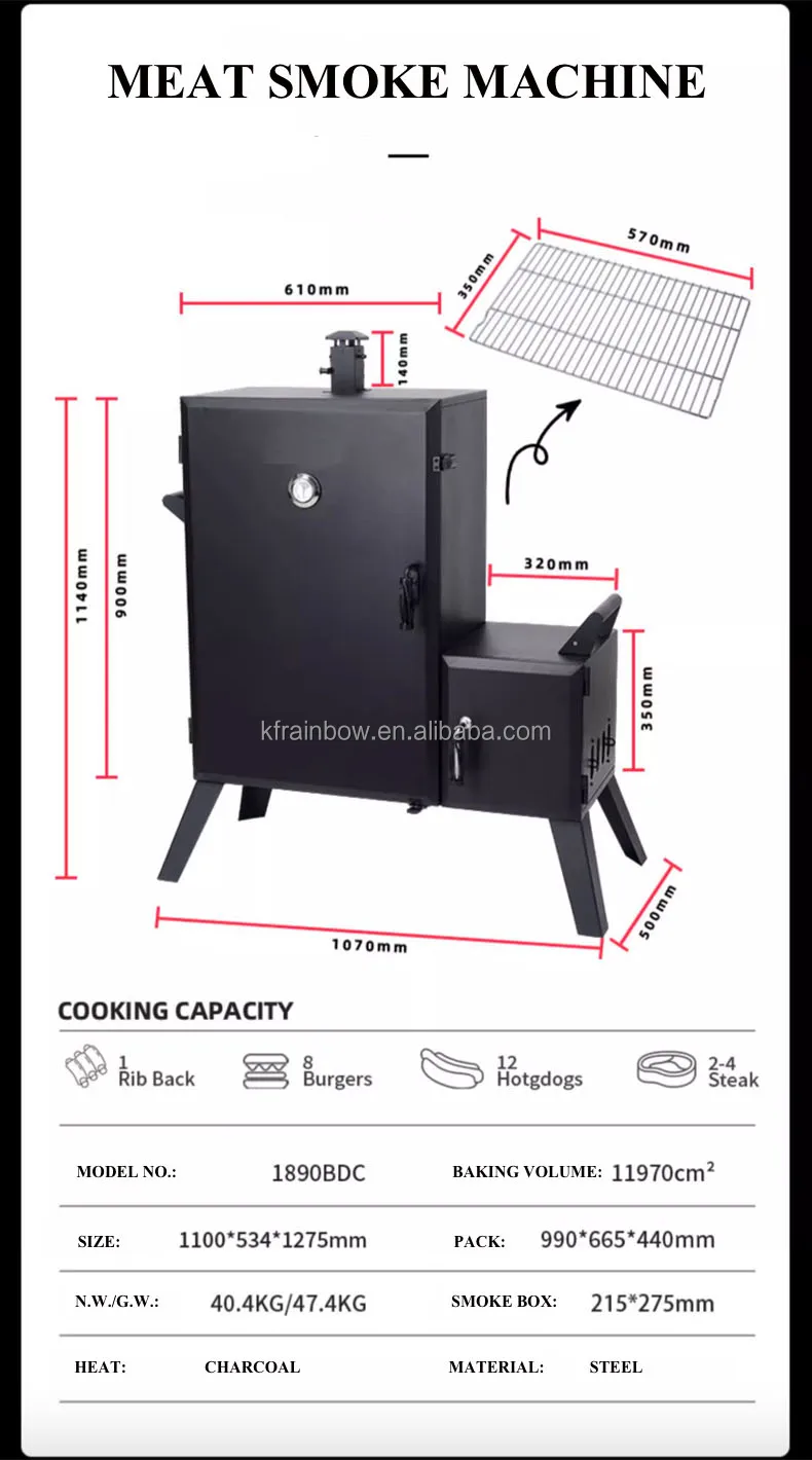 Sausage Smoker Machine Smoked Meat Sausage Processing Machine Steam ...