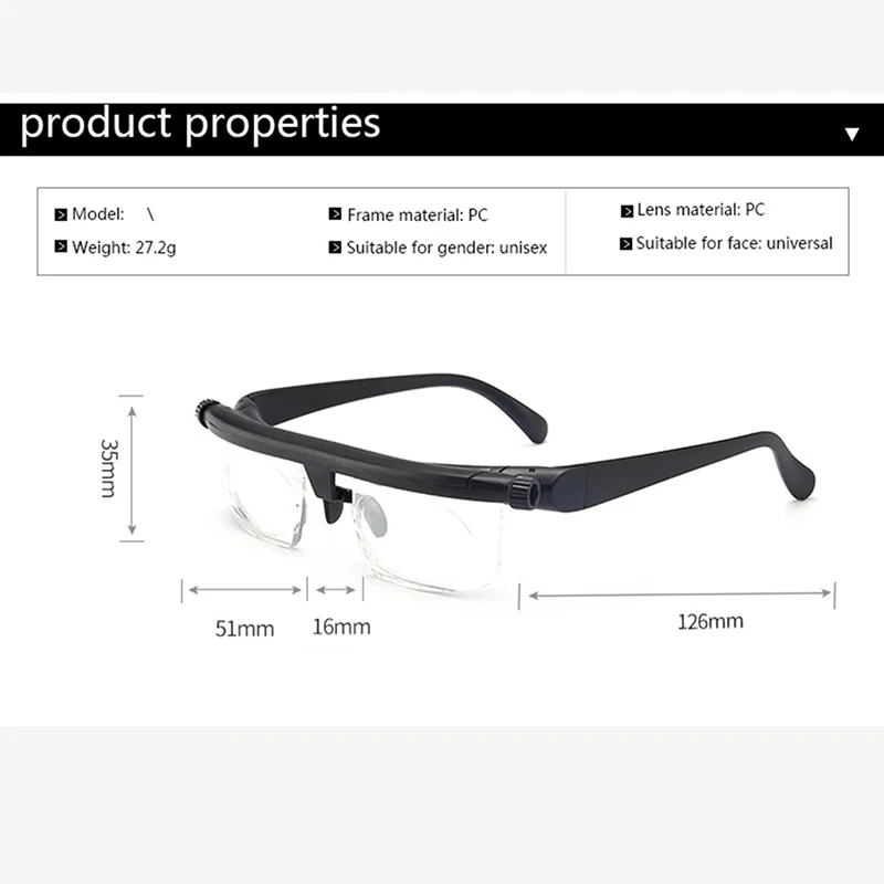 Adjustable Degree Universal Focal Length Myopia Correction