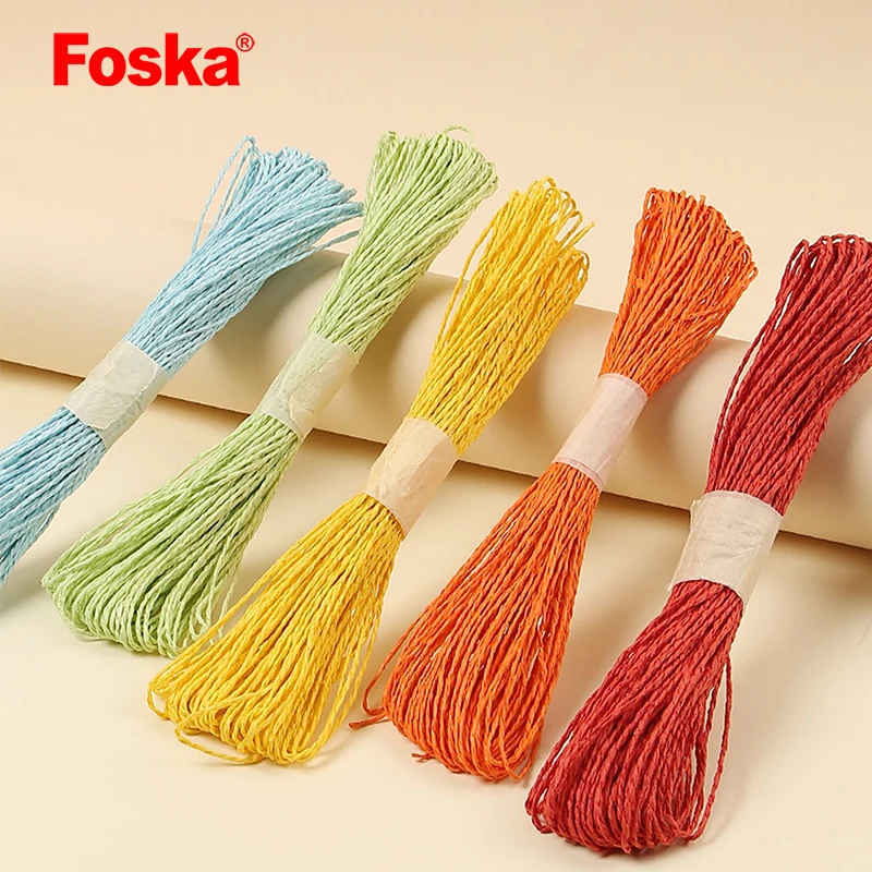 Foska New Item Paper Rope - Buy Kraft Paper String Twist Rope For ...