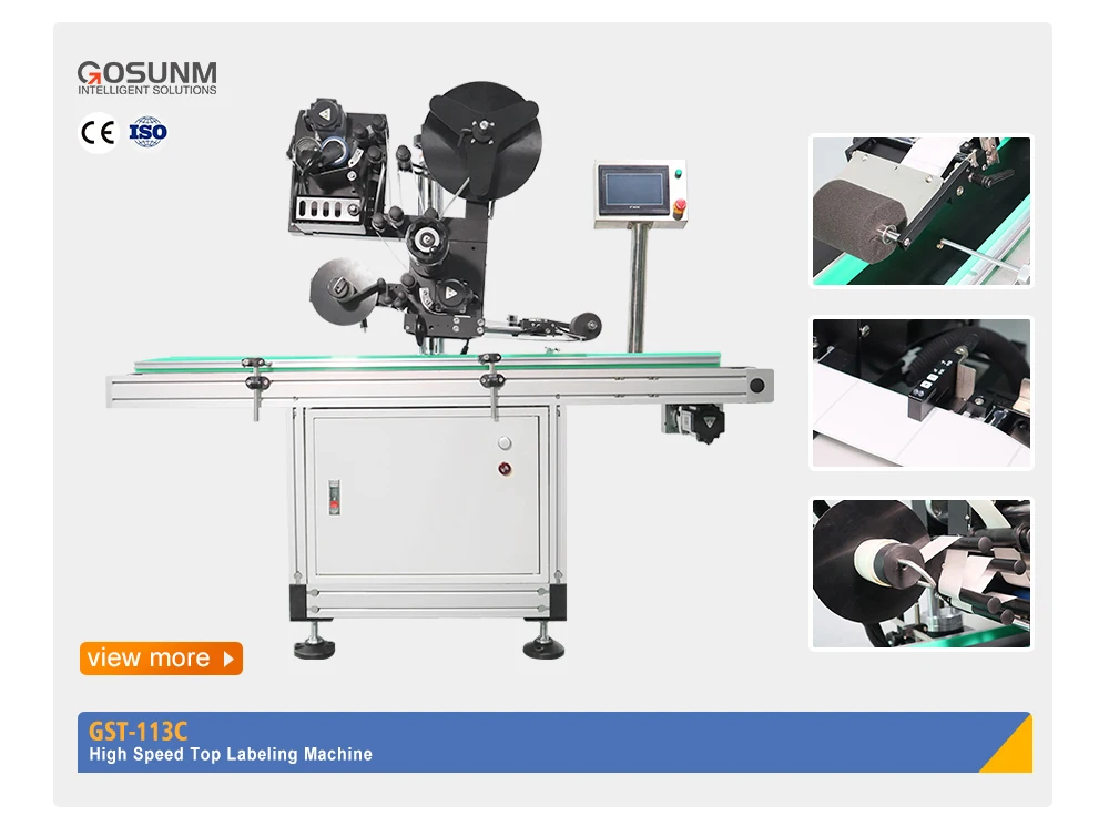 Automatic Label Applicator Machine Adhesive Sticker Flat Labeling ...