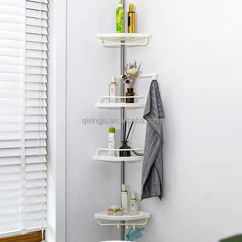 Toilet Corner Shelf Storage Rack Bathroom Corner Shelf Stainless Steel ...