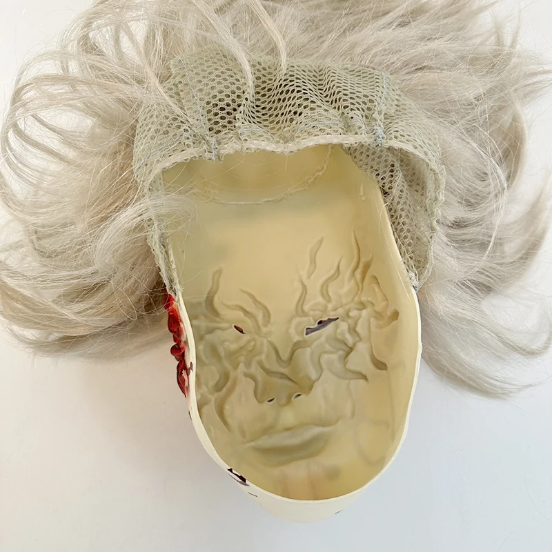 Scary Witch Bloody Ghostly Girl Costume Latex Horror Clown Saw Mask