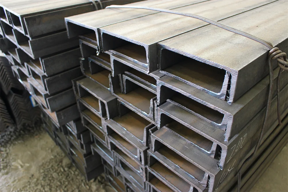 Black U Channel Steel Ss400 Jis European Standard U Beam U Shaped ...