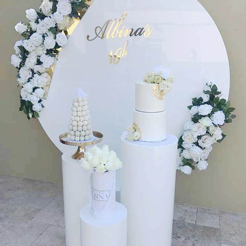 Custom Wedding Large Acrylic Cylinder Supplier,Birthday Party Holiday ...