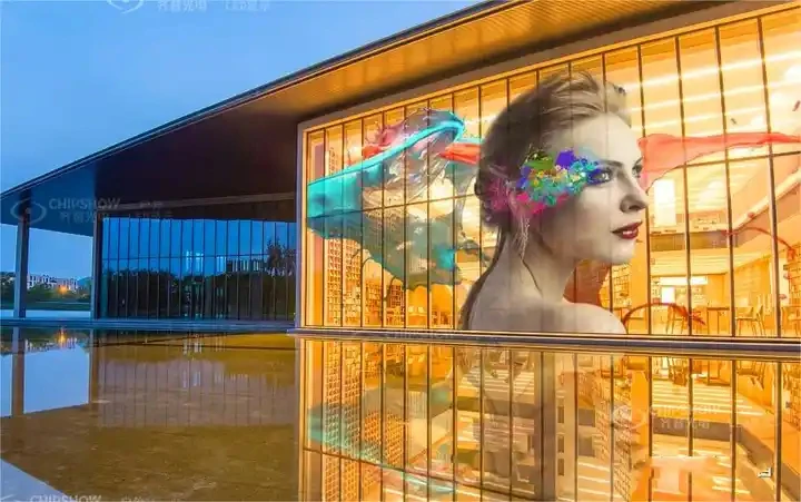 Hot Sale Led Window Film Full Color P6 P6.25 P8 P10 P15 P20 Video Wall ...