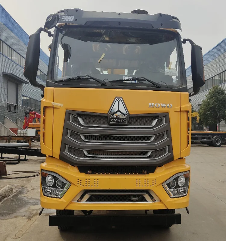 Sinotruk Howo 4x2 Flat Bed Truck with Crane and Customizable Wrecker 8 ...