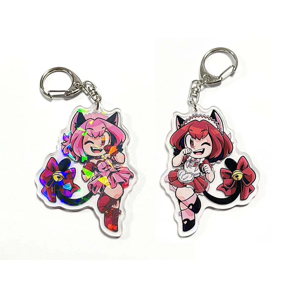Custom Hologram Key Chains - Acrylic Charms with Digital Printing