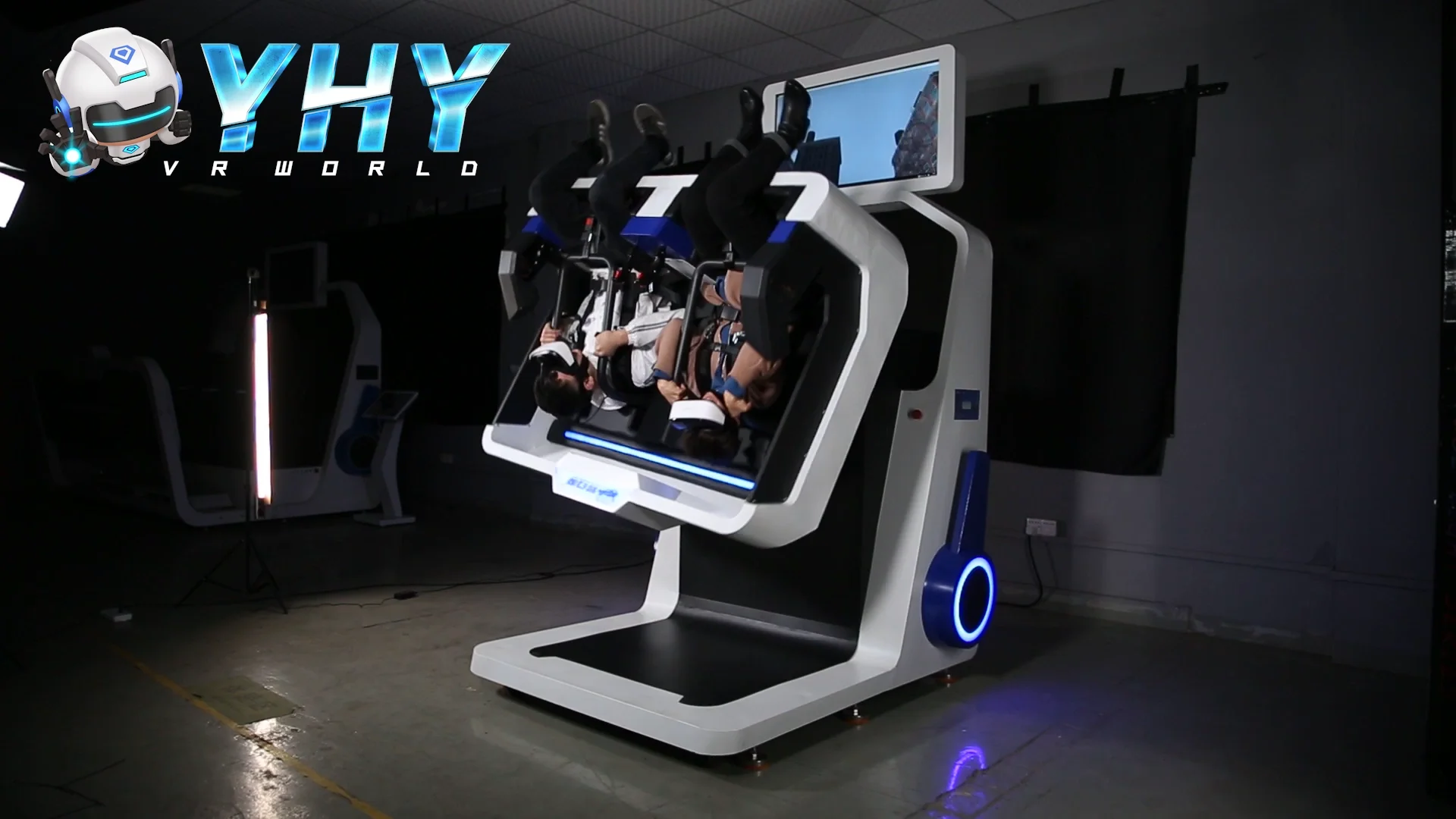 2022 New Most Realistic Easy 360 Degree 2 Players 9d Virtual Reality Game Cinema Devices Flight ...