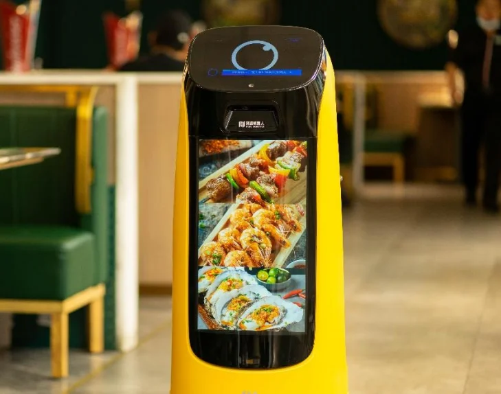 Reemanpudu Service Robotic Food Delivery Waiter Meal Street Agv Auto ...