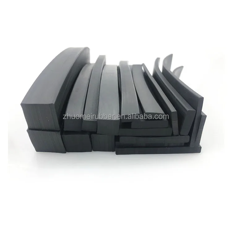 Zhuomei Black EPDM Rubber Setting Block - Durable & Versatile