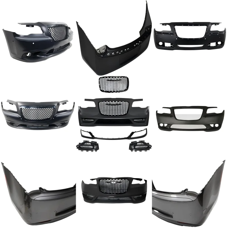 For 21-25 300 Modification, Warship Injection Molded PP Front and Rear ...