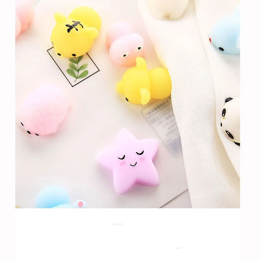 S1768 Mochi Squishy Squeeze Cute Antistress Squish Set Soft Mini Animal ...