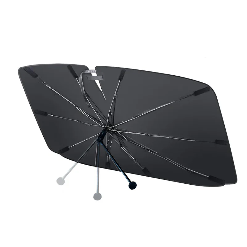 2025 New Car Umbrella - Luxin Car Sunshade with Laser Coating