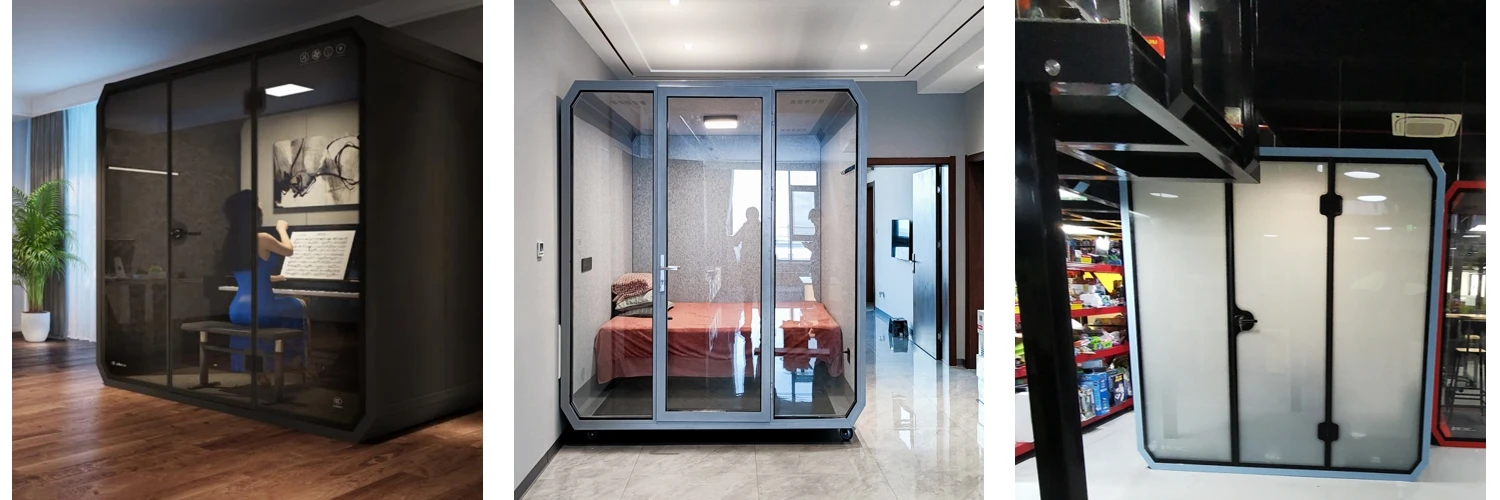 Privacy Pods Soundproof Booth - Modern Phone Booth Design
