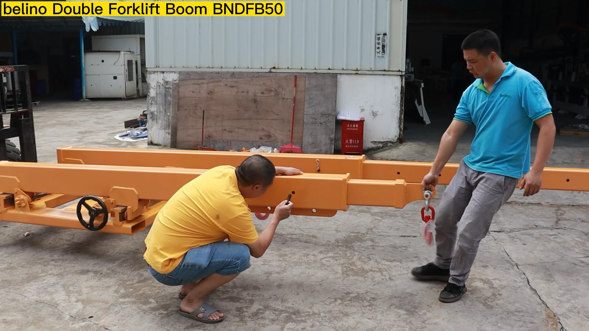 Bundle Slabs Container Loading Unloading Handler Double Telescopic ...