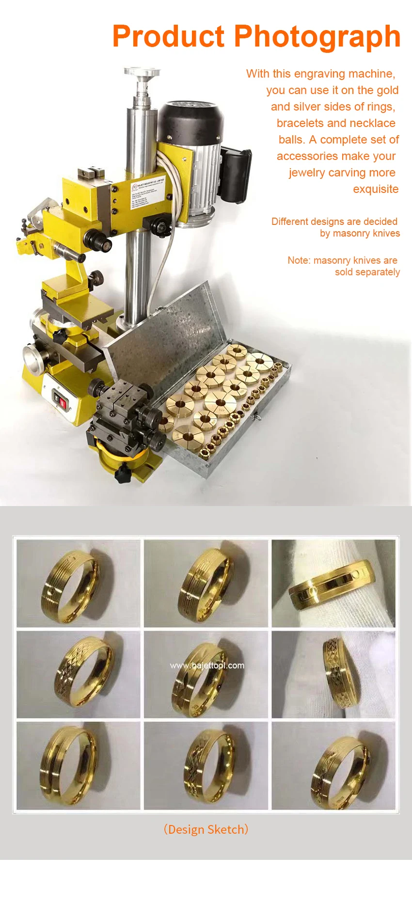 220V Jewelry Making Tools Equipment Bangle Engraver Ring Engraving ...