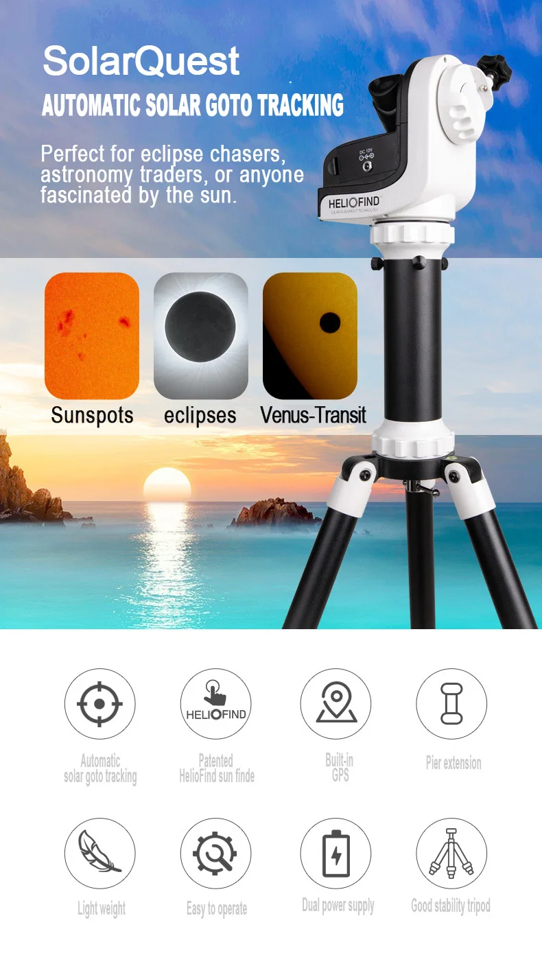 Skywatcher SOLARQUEST - Precision Solar Tracking Mount