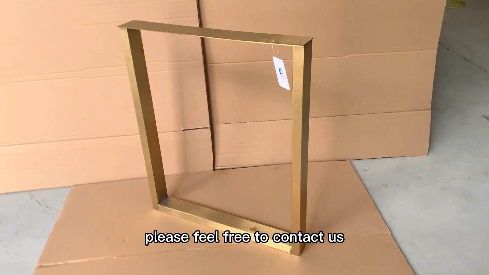 Modern Metal Industrial Brass Table Leg Furniture Stainless Steel ...