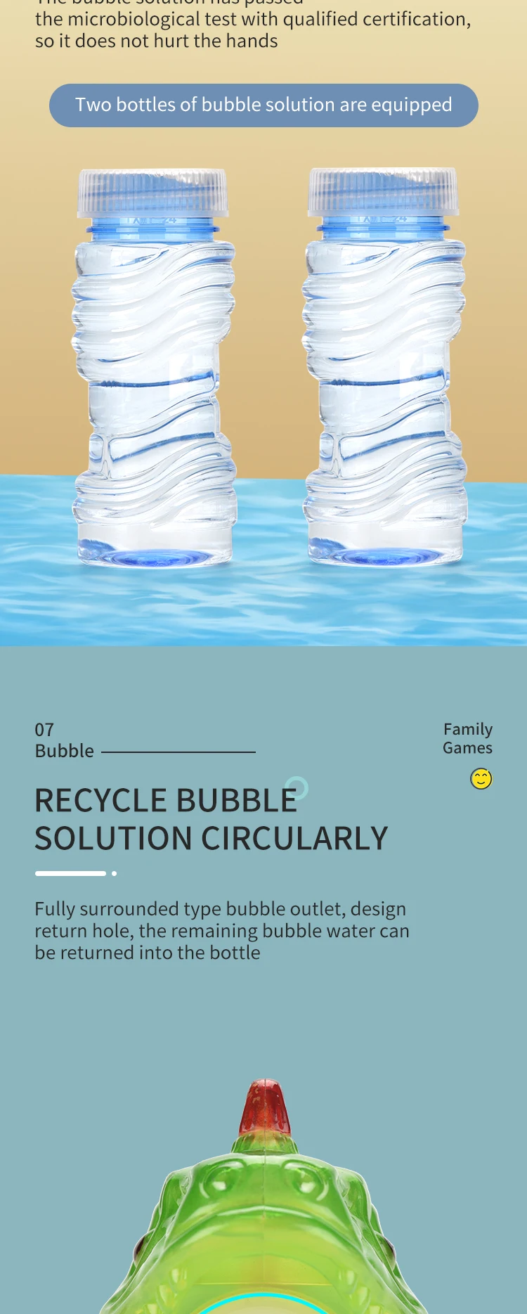 Transparent Light&sound Bubble Gun Electric Drive Bubble Wand Dinosaur ...