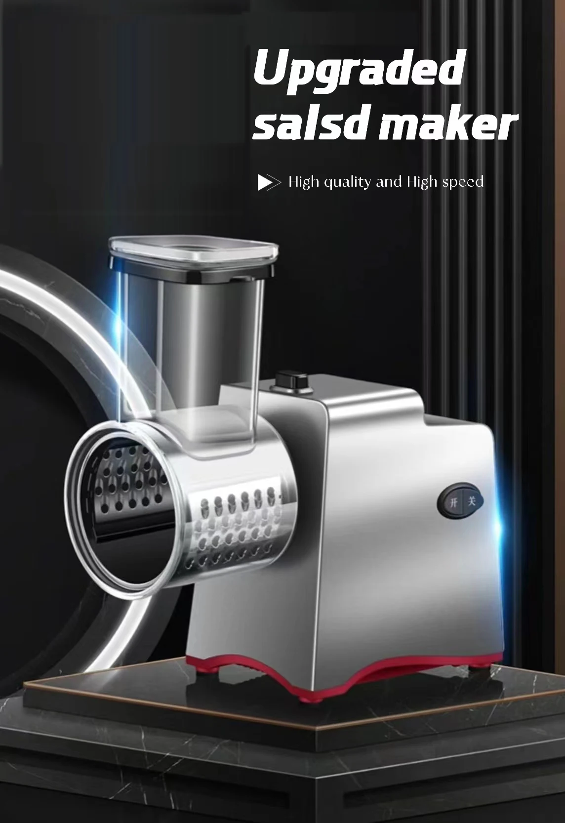 Electric Vegetable Grater - Efficient Cheese Shredder