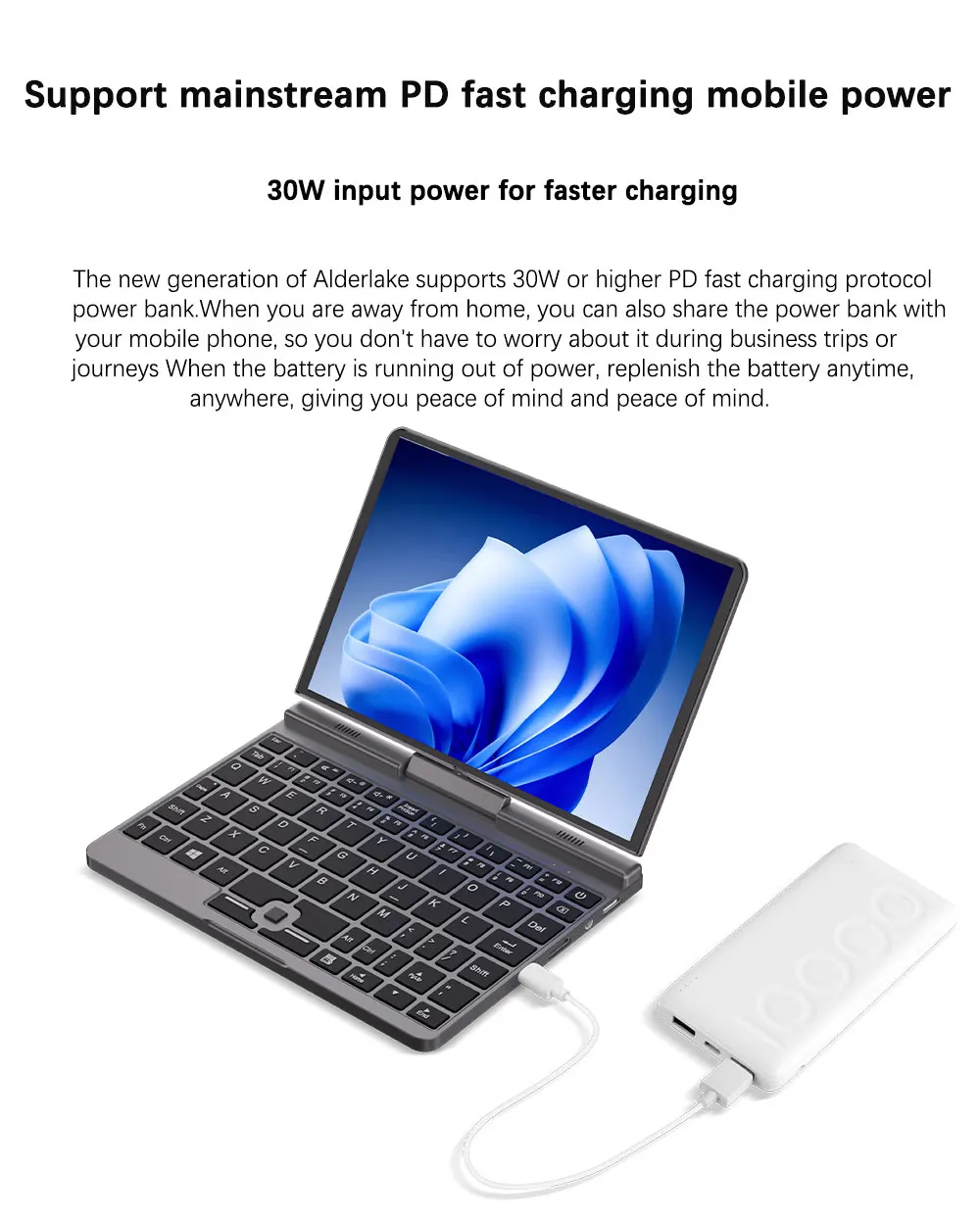 Cheap Mini Handheld Laptop 8 Inch Touch Intel N100 12g Ddr5 Win11 ...