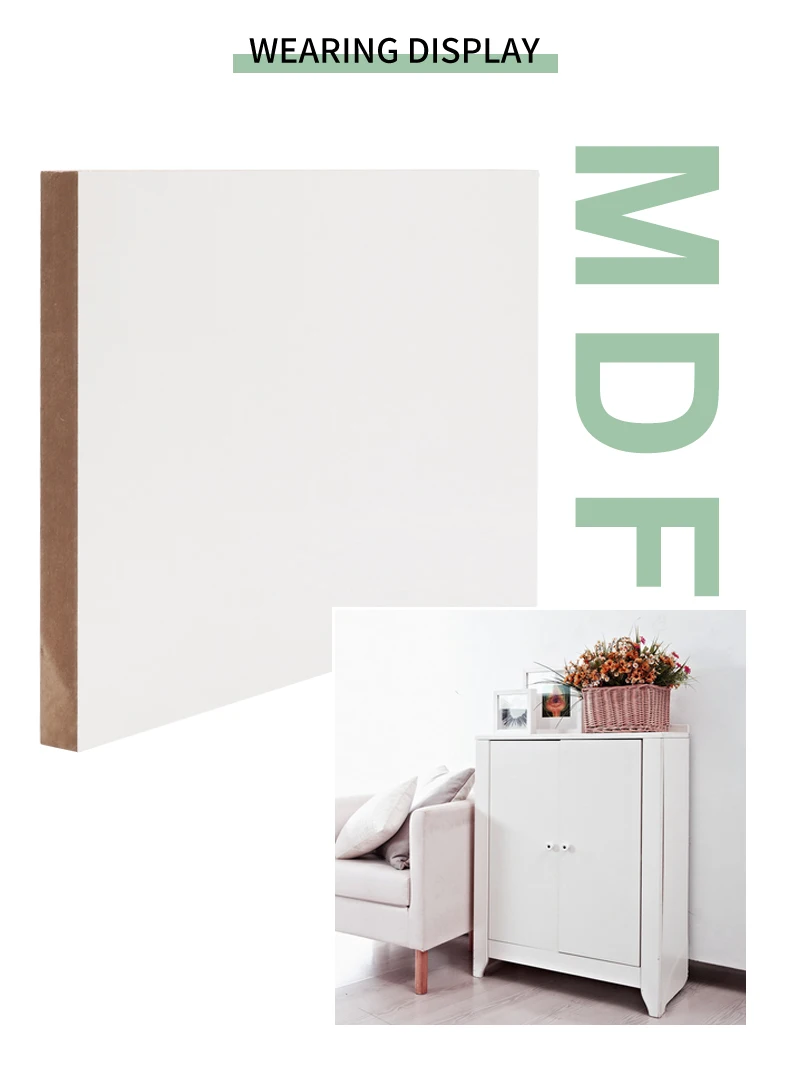 18mm Melamine Film Sheet Melamine Laminated Mdf Board For Furniture And Kitchen Cabinet - Buy ...