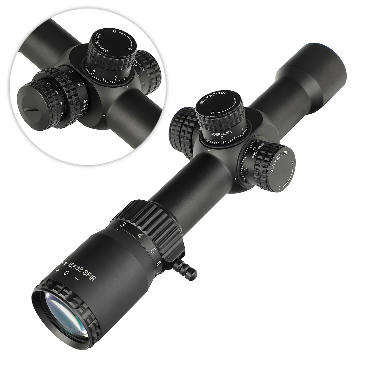 OEM ODM 3-15X32 SFIR Compact Tactical Sight - Long Range FFP Optics