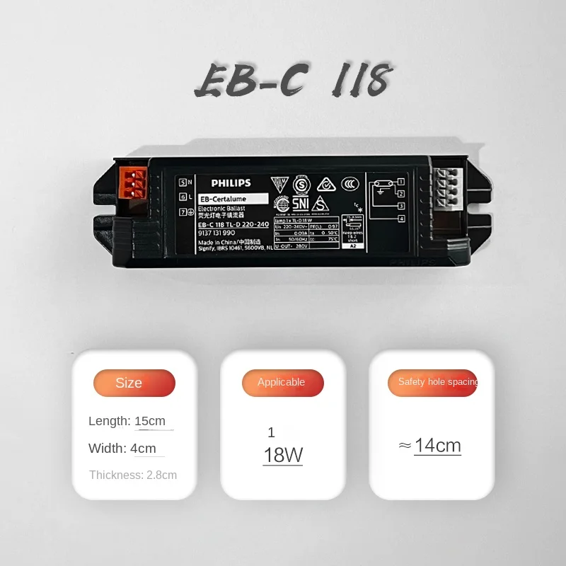 Philips T8 Electronic Ballast - Efficient Lamp Rectifier