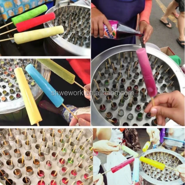 Thailand Commercial Popsicle Machine - Hand-Cranked Ice Cream Machine ...