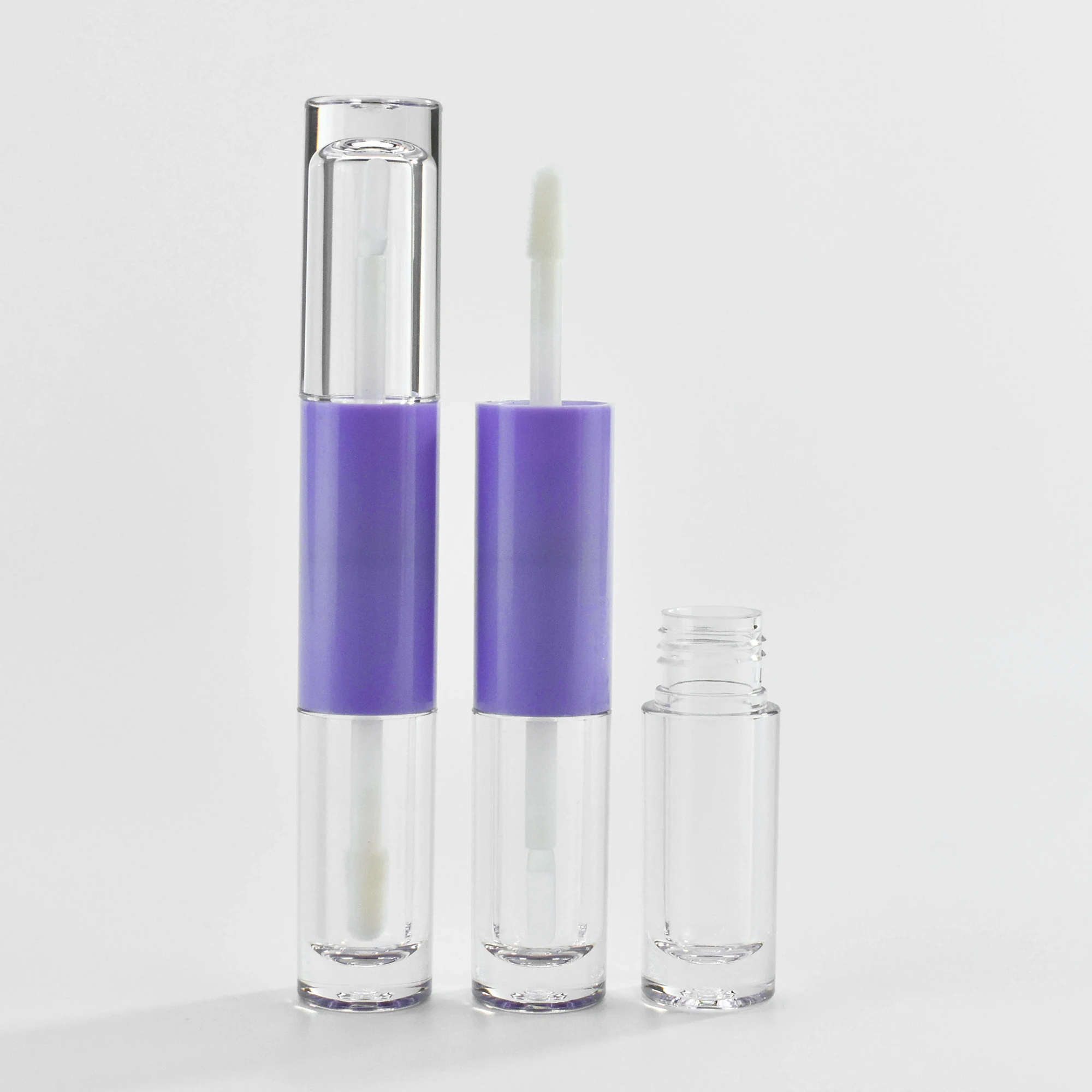 2N1 Double Sided Luxury Lip Tint Bottle Empty Lipgloss Tube Lip Gloss ...