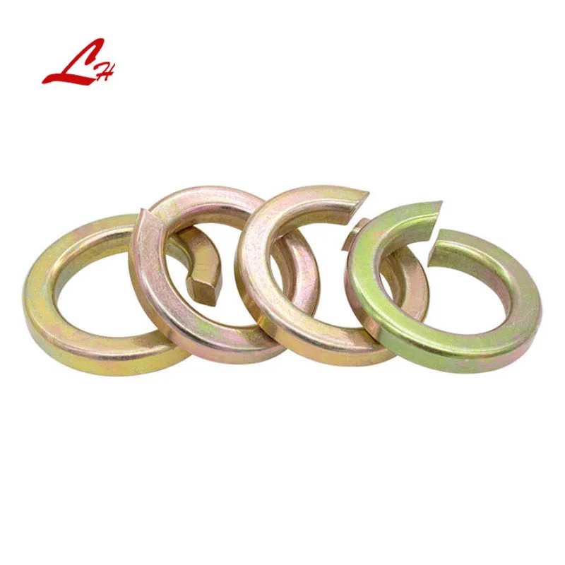 M8 M12 M16 M20 Split Lock Washer Spring Washers with Bolt Nut Spot ...
