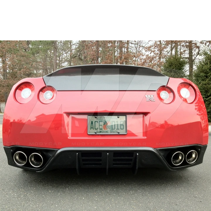 Do Luck Style Carbon Fiber Trunk For 2008-2016 Nissan Gtr R35 - Buy Gtr ...