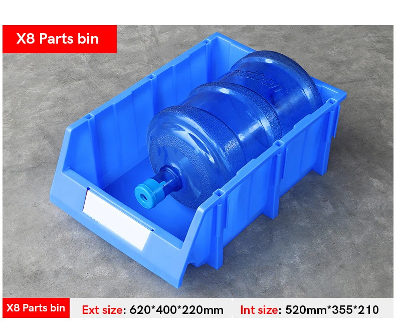 Organize with MFTLONG Plastic Storage Bins - Stackable & Eco-friendly