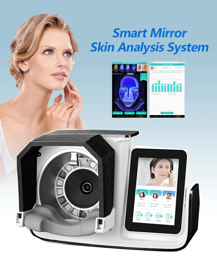 Most Popular Skin Analyzer Wifi Digital Face Scanner Pore Detection ...