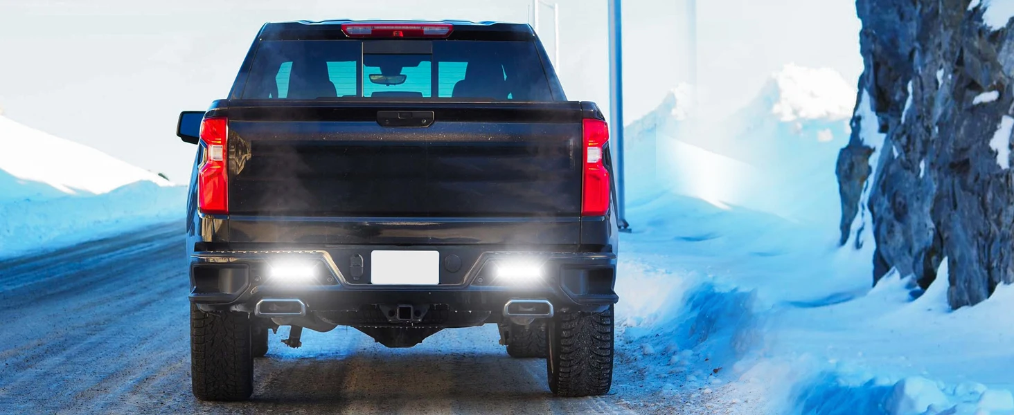 Flush Mount LED Pods 7 Inch, 60W CREE LED7" LED Light Bar Reverse ...
