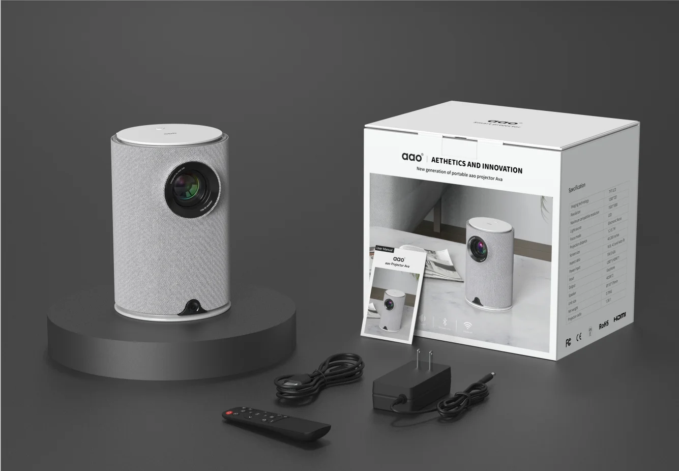 4k 1080p Projector 320 Ansi Smart Home Theater Android 9.0 Aosp Ultra ...