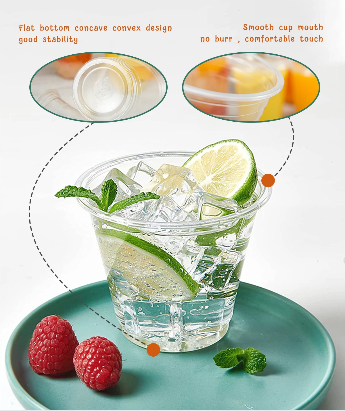 Wholesale Custom Logo Printed 12,16,20,24oz Pet Injection Cups ...