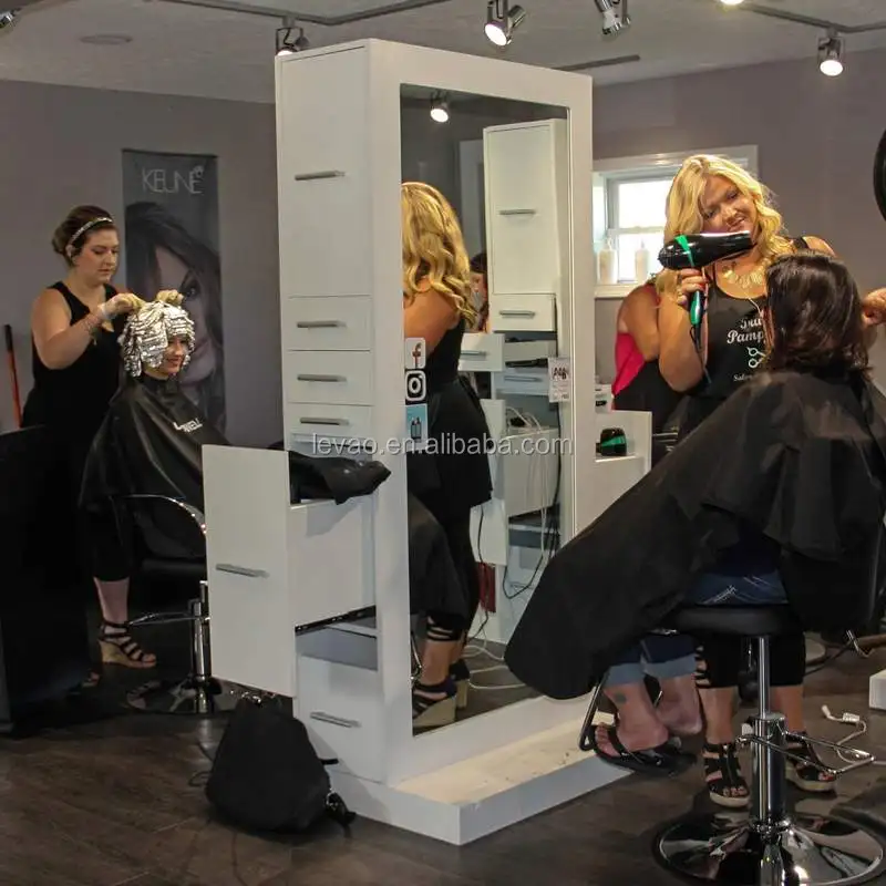 Alibaba.com: Pink Gold Salon Furniture, Double Sided LED Lights ...