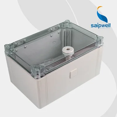Saipwell Ip66 Abs Plastic Enclosure In Light Grey Color With Door Lock ...