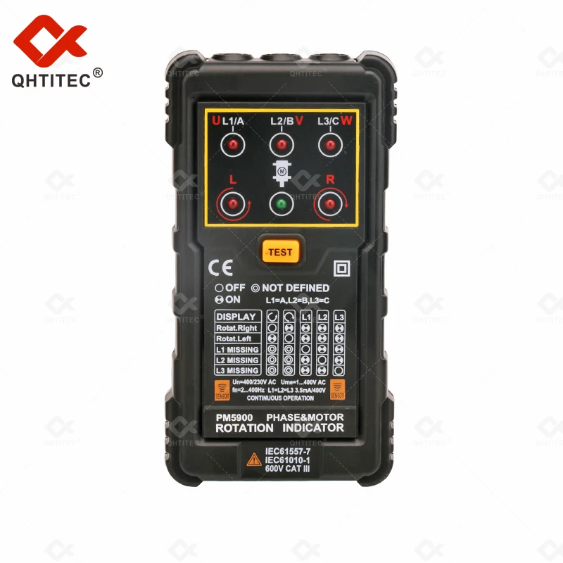 Ms5900 Motor & Phase Rotation Indicator Sequence Tester Digital ...
