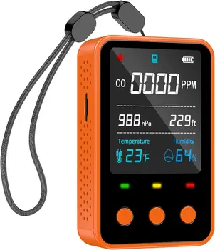 Outdoor Quality Monitor Smoke Alarm Carbon Monoxide Detector Sd Card ...