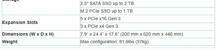 Lenovo P920 Tower Workstation with Deep Learning Capable Graphics for ...
