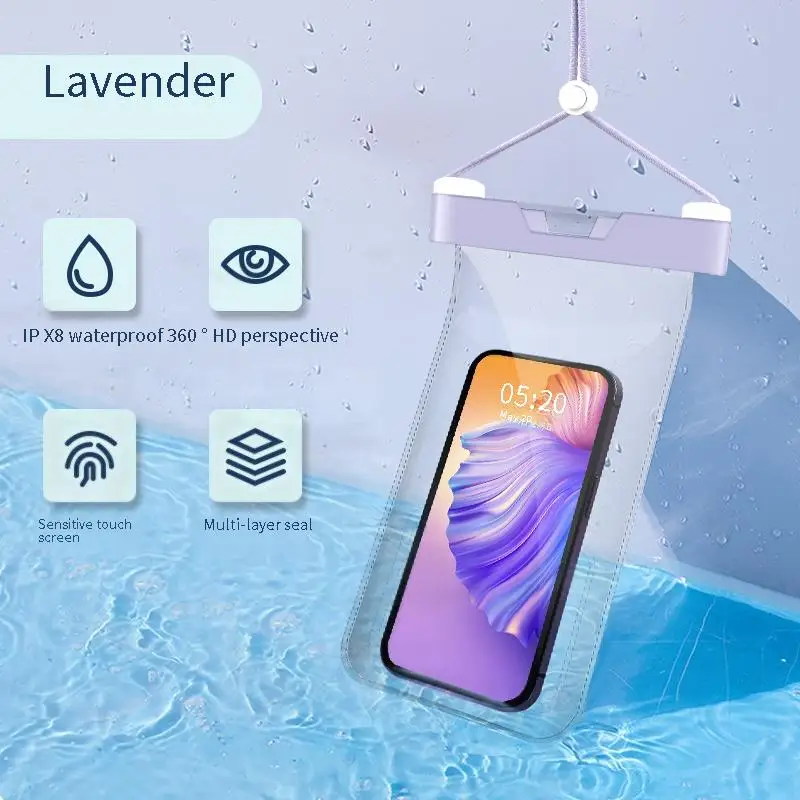 Universal Clear PVC Women Waterproof Cell Mobile Phone Bags Pouch for ...