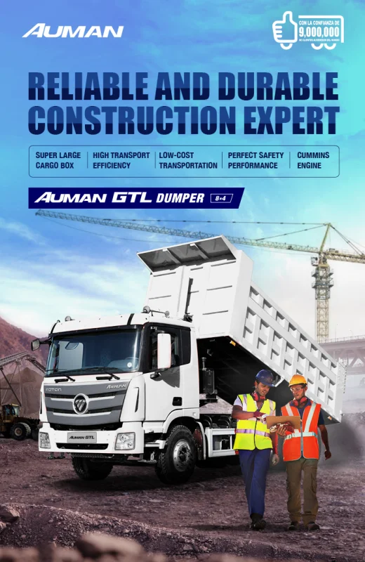 Foton Auman Tipper Truck - Heavy-Duty Dumping Solution