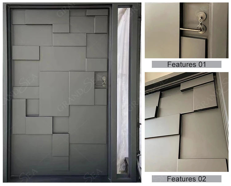 Custom Luxury Villa Modern Pivot Door - Secure & Stylish