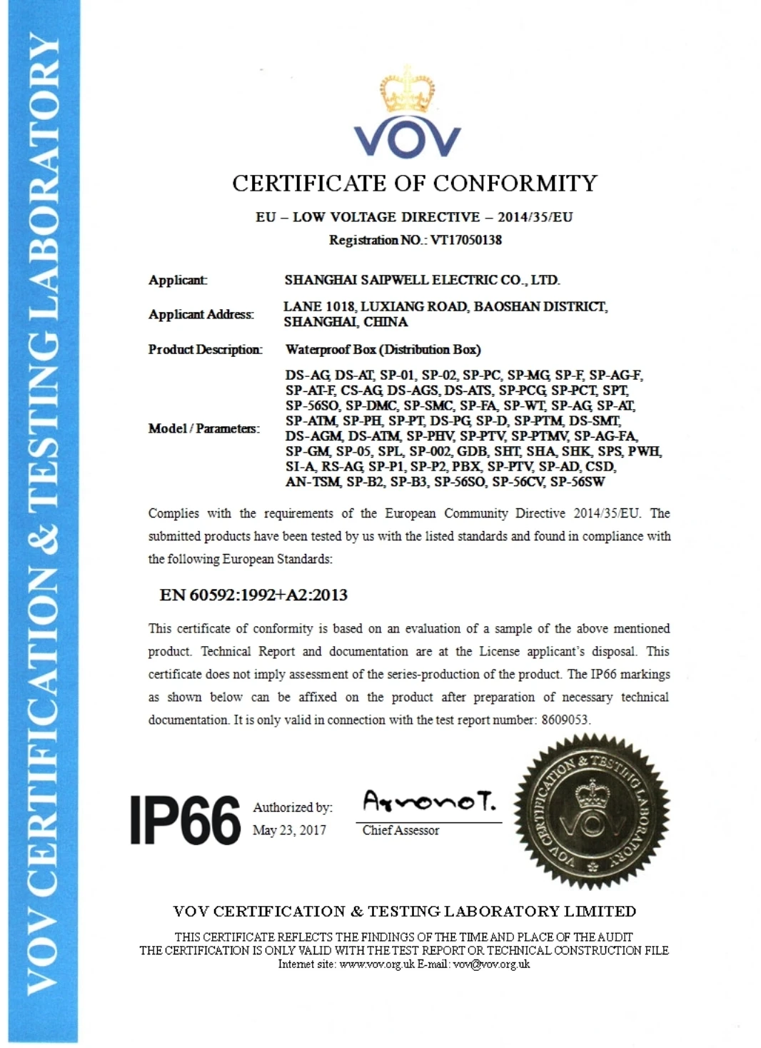 Saipwell Weatherproof 32a 400v 3p+n Reefer Refrigerated Container 3h ...