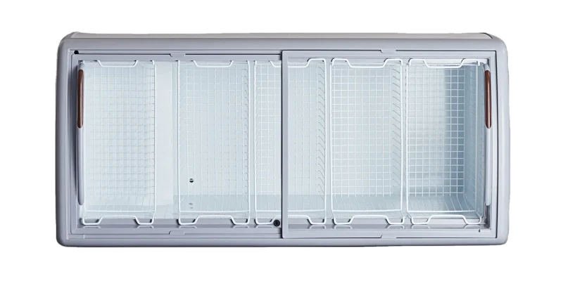 260L Chinese OEM Commercial Glass Door Ice Cream Freezer Showcase for ...