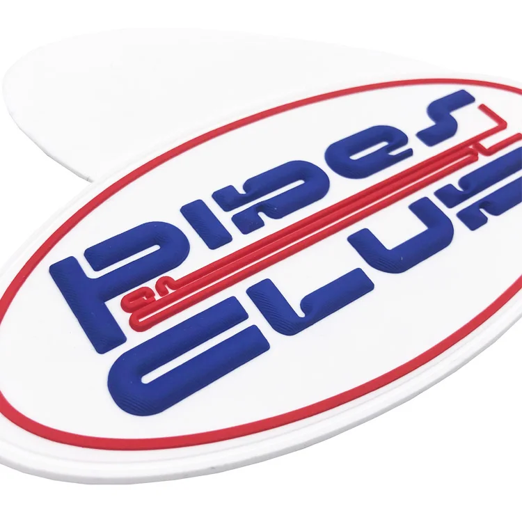Wholesale PVC Patch Custom Logo Embossed 3D Rubber Logo Patch Soft PVC ...