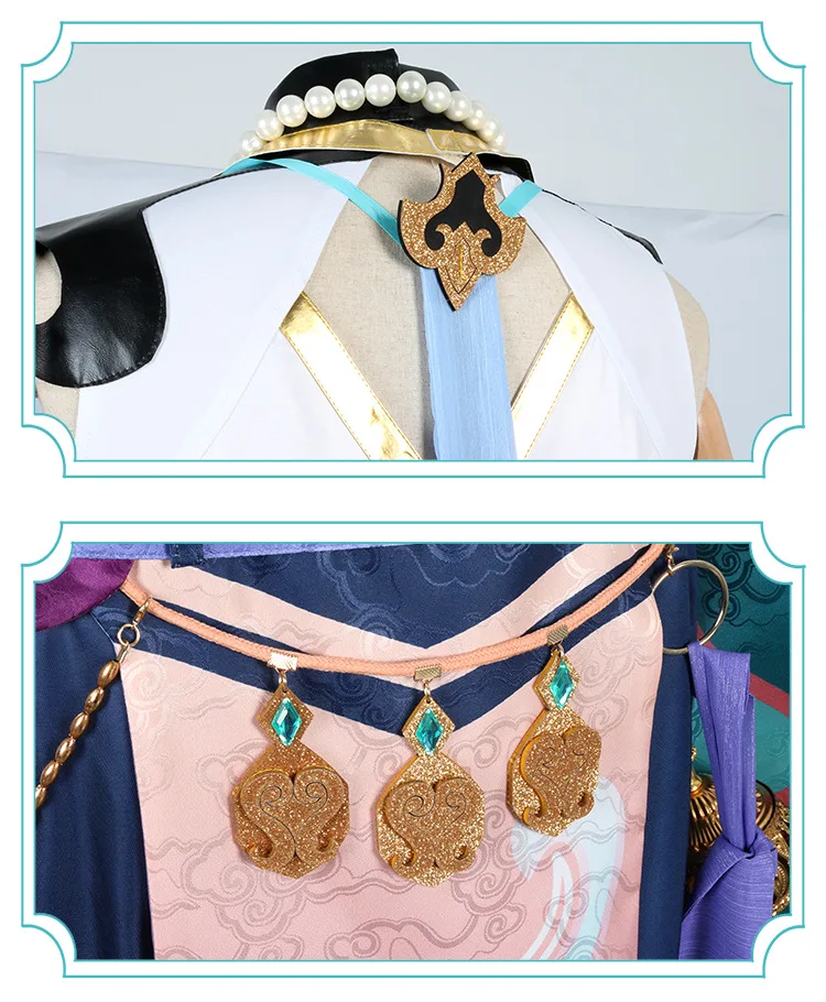 Anime Genshin Impact Xiao Cosplay Costume With Wig Carnival Halloween ...